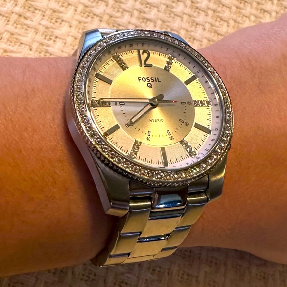 Fossil | Accessories | Fossil Watch With Bling | Poshmark